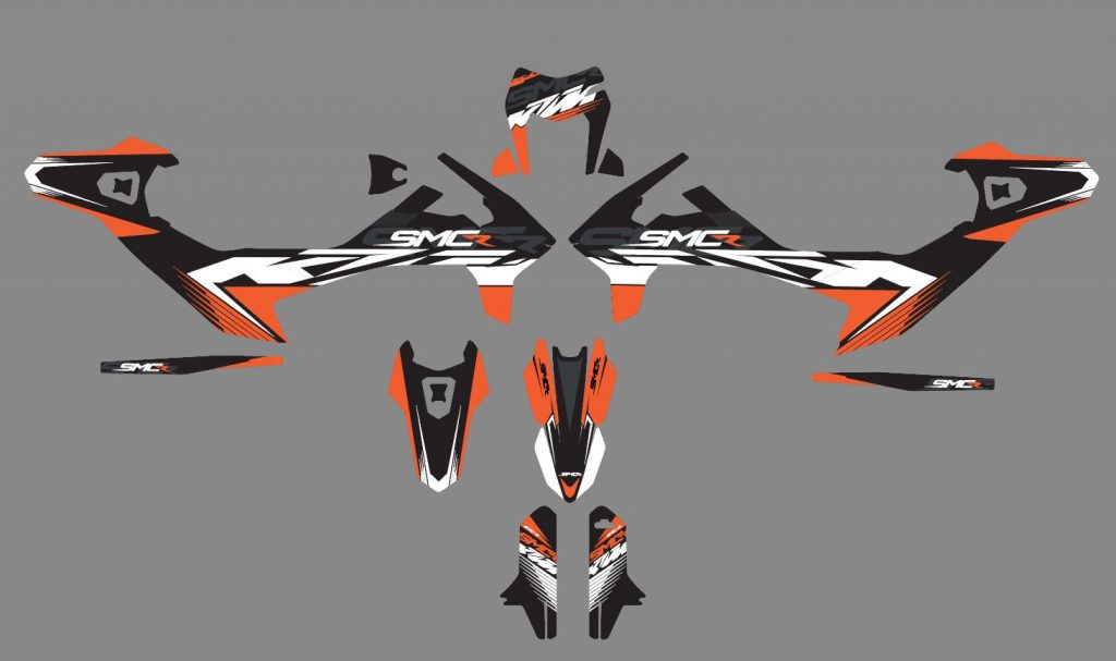 KTM 690 SMCR (2019-2024) deco kit - Factory - Motorcycle Deco Kit Shop