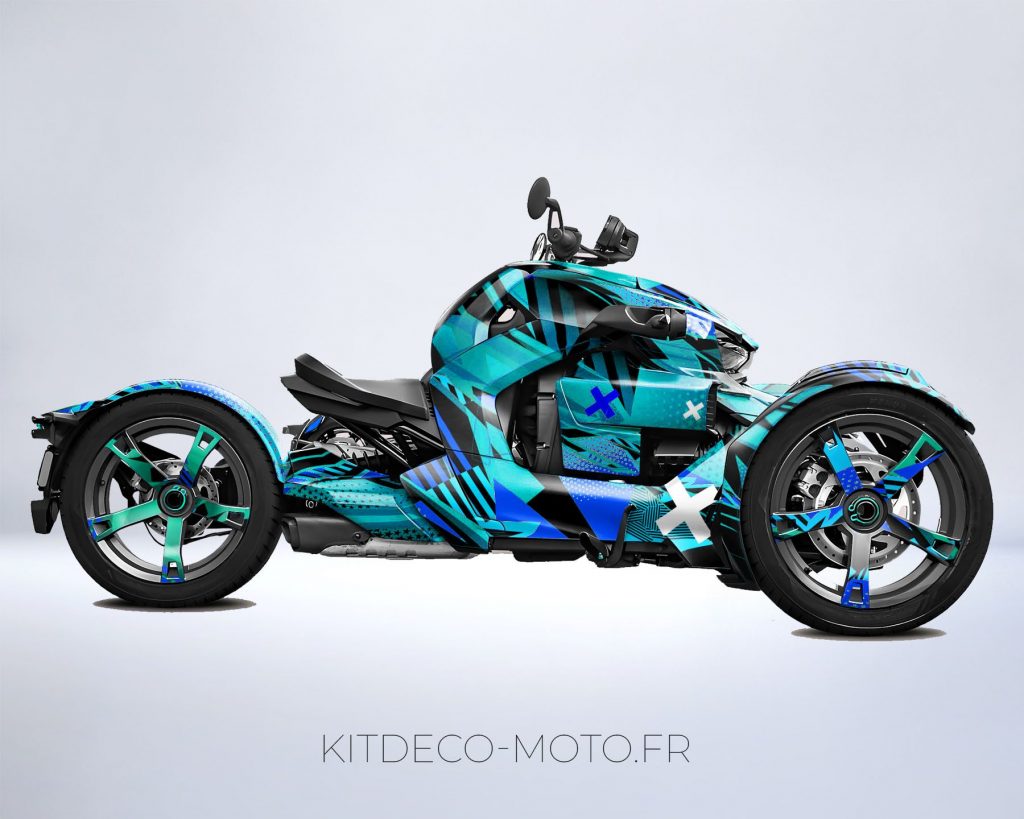 Kit déco CAN AM Ryker - Color Blanc | Kitdeco-moto.fr