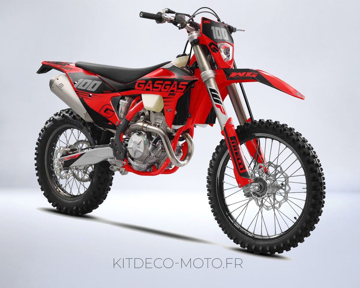 Kit déco Gasgas EC (2021-2023) - Factory Black - Boutique Kit Déco Moto
