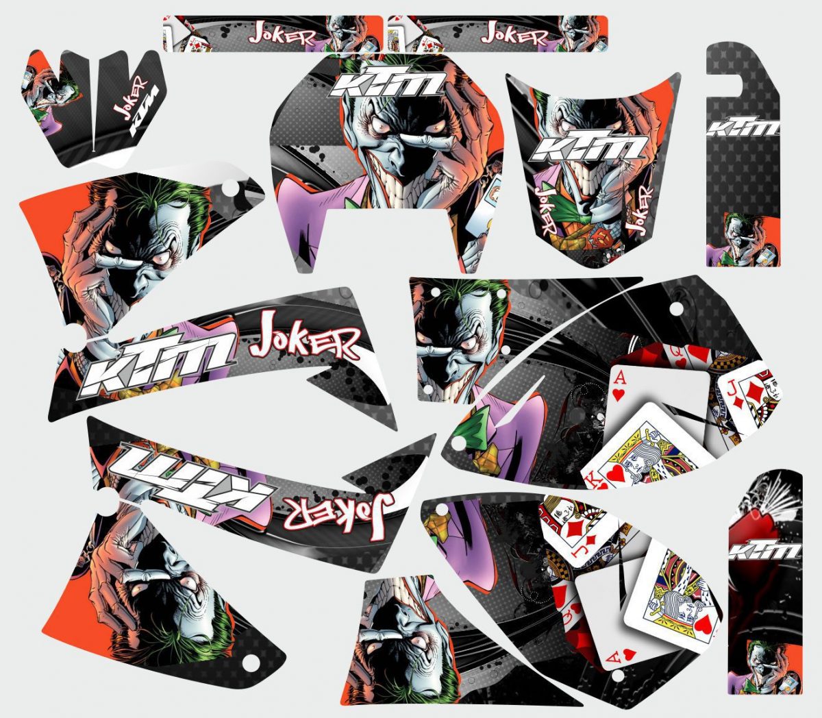 Kit déco KTM 640 LC4 - Joker - Boutique Kit Déco Moto