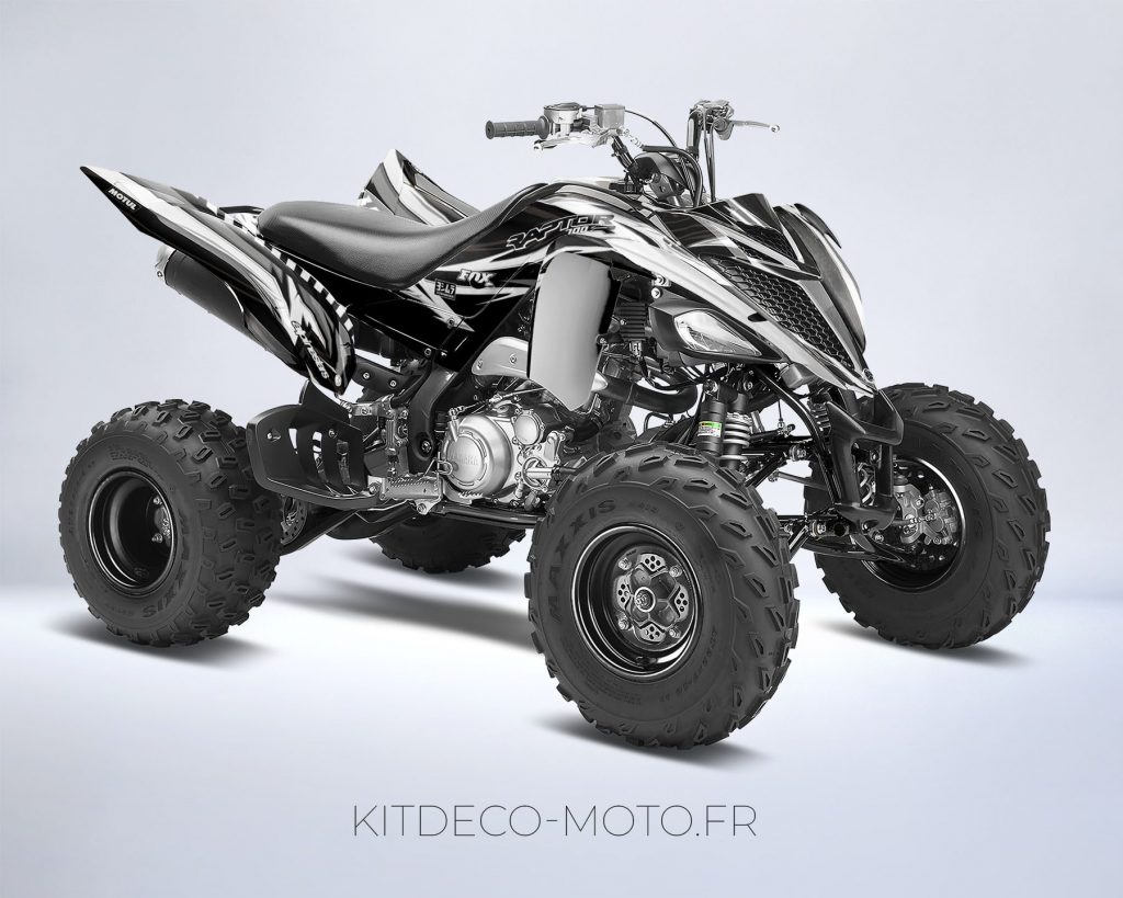 Graphic kit Yamaha YFM 700 Raptor - Color Red | Kitdeco-moto.fr