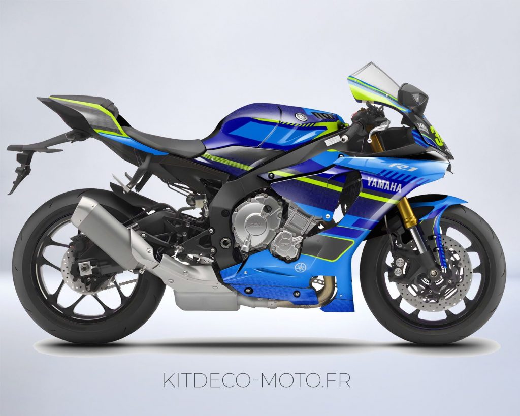 Kit déco Yamaha R6 - GYTR Rouge | Kitdeco-moto.fr