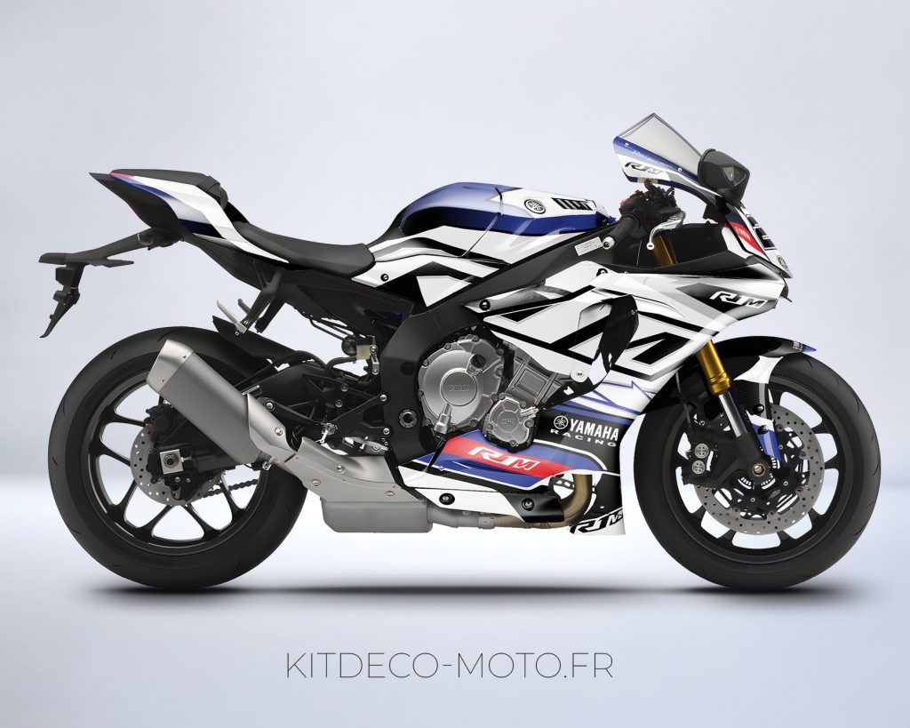 Kit gráfico Yamaha R1 - Corrida | Kitdeco-moto.fr