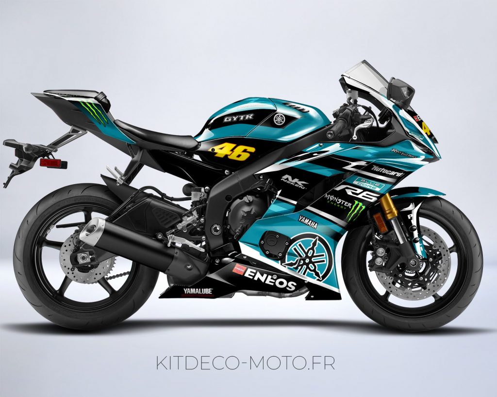 Graphic kit Yamaha R6 - Monster Pink | Kitdeco-moto.fr