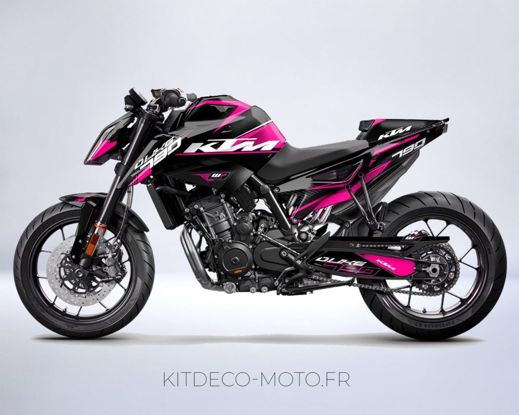 Graphic kit KTM 790 / 890 Duke - Factory Red | Kitdeco-moto.fr