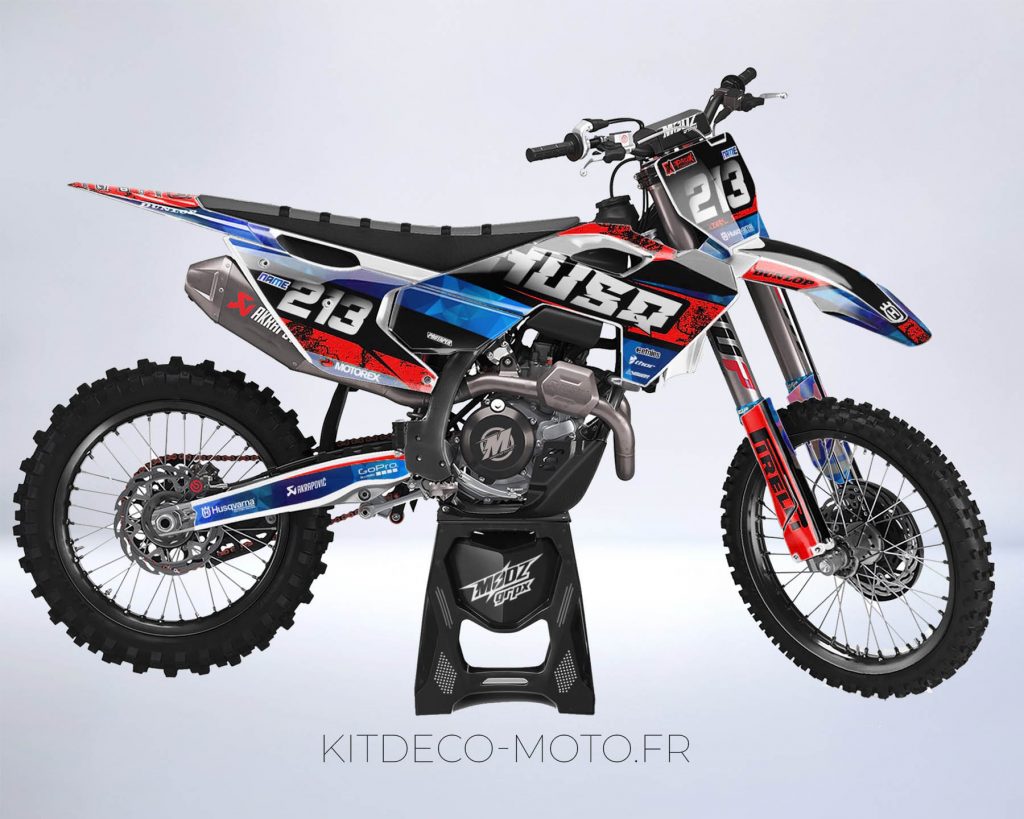 Husqvarna TC / FC (2023-2024) graphic kit - Red colors - Motorcycle ...