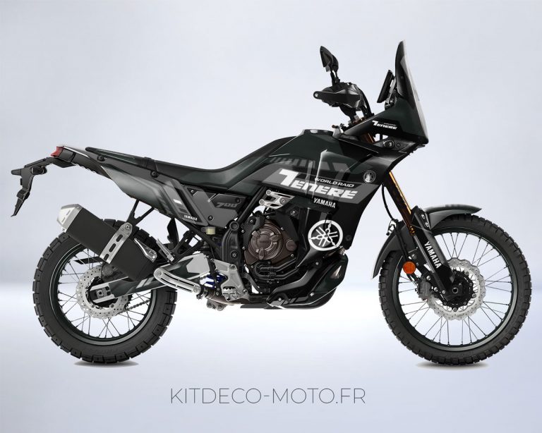 Kit déco Yamaha 700 Tenere World Raid - Factory Noir - Boutique Kit ...