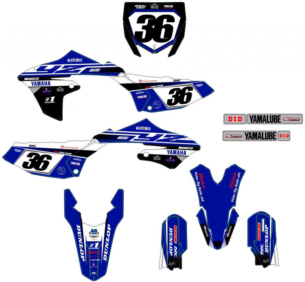 Kit déco Yamaha 65 YZ - Factory #3 - Boutique Kit Déco Moto