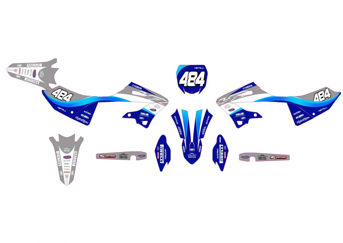 Yamaha 250 YZ graphic kit (2022-2024) - Airon - Motorcycle Graphic Kit Shop