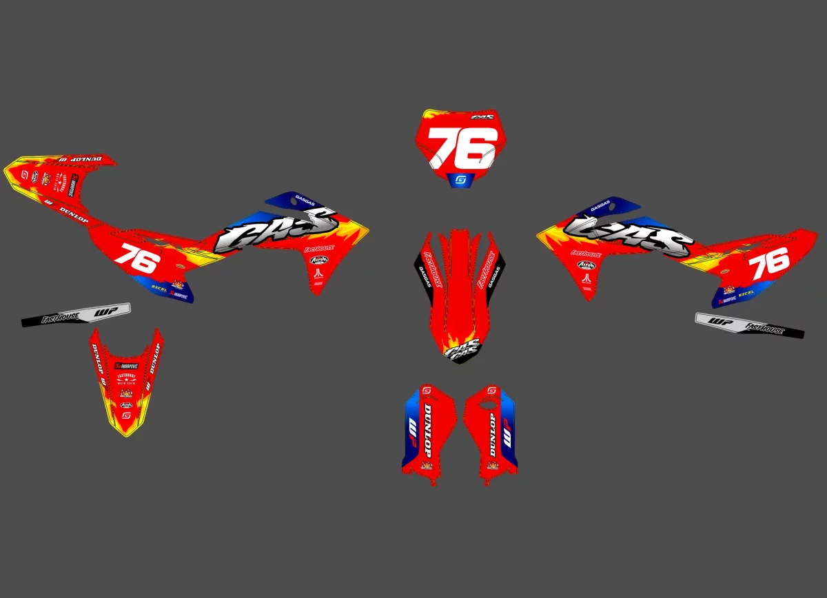 Kit déco Gasgas 65 MC (2024-2025) - Factory - Boutique Kit Déco Moto