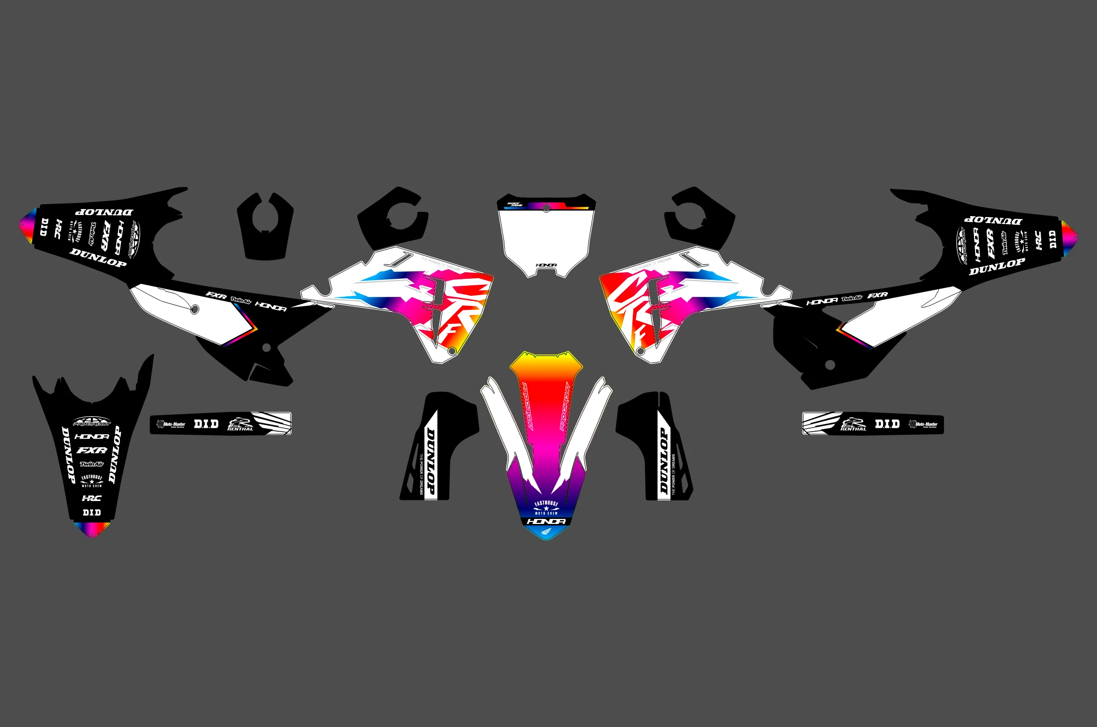 Kit déco Honda 450 CRF (2025) – Type Origine - Boutique Kit Déco Moto