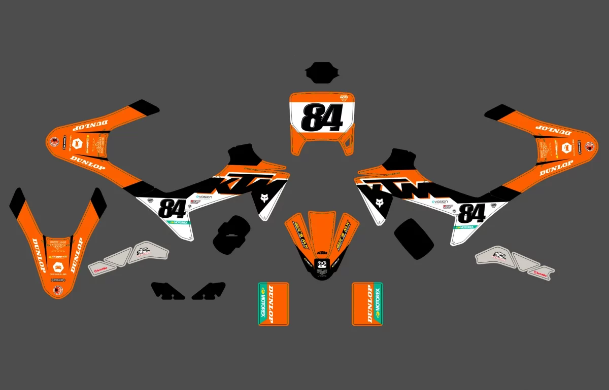 Kit déco KTM SX-E2 (2024-2025) - Race - Boutique Kit Déco Moto
